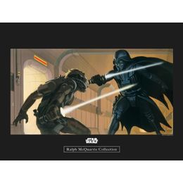 Bild Komar "Star Wars Classic RMQ Vader Luke Hallway", bunt (farbe bild(er): bunt), B:40cm H:30cm, Holz, Papier, Bilder, Bild, Wandbild zur Dekoration im Kinderzimmer - ohne Rahmen