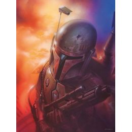 Bild Komar "Star Wars Classic Mandalorian", bunt (farbe bild(er): bunt), B:30cm H:40cm, Holz, Papier, Bilder, Bild, Wandbild zur Dekoration im Kinderzimmer - ohne Rahmen