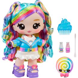 Anziehpuppe YUMMILAND "Yummiland Large Doll + Lip Gloss Pet- Rainbow (Skyler Rainbow Belt)", bunt, Puppen, KinderH:25cm, Anziehpuppe, duftend, H:25cm