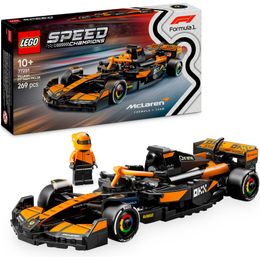 Konstruktionsspielsteine Lego "McLaren F1 Team MCL38 Rennauto (77251), Lego Speed Champions", bunt, Spielbausteine, Kinder, Kunststoff, Konstruktionsspielsteine, Made in Europe, Topseller