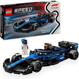 Konstruktionsspielsteine Lego "Williams Racing FW46 F1 Rennauto (77249), Lego Speed Champions", bunt, Spielbausteine, Kinder, Kunststoff, Konstruktionsspielsteine, Made in Europe, Topseller