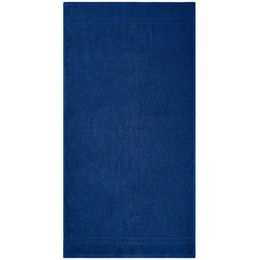Badet&uuml;cher Dyckhoff "Kristall", blau (marine), B:100cm L:150cm, Frottier, Obermaterial: 100% Baumwolle, Handt&uuml;cher, Badet&uuml;cher, mit Bord&uuml;ren