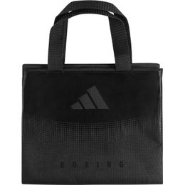 Kulturbeutel adidas Performance "Tactic Pouch Boxing", schwarz (schwarz, silber), Taschen, Jungen, B/H/T: 25cm x 60cm, Polyester, Kulturbeutel, ist mit dem Backpack M und Backpack L kompatibel, B:25cm H:60cm