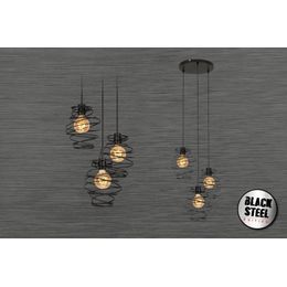 Briloner Leuchten LED Pendelleuchte "SWIRL", schwarz (wei&szlig;, neutral), Leuchten, LED Pendelleuchte
