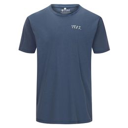 T-Shirt YEAZ "T-Shirt CHAWLAY", Damen, Gr. XL, blau, Obermaterial: 100% Baumwolle CO(Bio)., Shirts T-Shirt