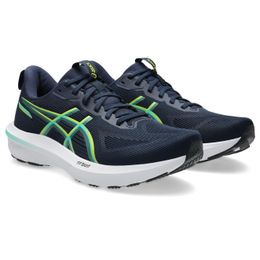 Laufschuh asics "GT-1000 14", Herren, Gr. 44,5, midnight, cacti, Synthetik, Schuhe Laufschuh, f&uuml;r mehr Stabilit&auml;t