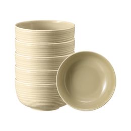 Schale Seltmann Weiden "Foodbowl Terra &oslash; 17,7 cm 6er Set", beige (sandbeige), L:17,7cm, Sch&uuml;sseln, Schale