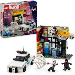 Konstruktionsspielsteine Lego "Spider-Verse: Miles Morales vs. Spot (76311), Lego Super Heroes", bunt, Spielbausteine, Kinder, Kunststoff, Konstruktionsspielsteine, Made in Europe