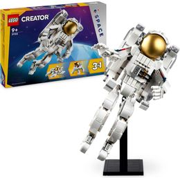 Konstruktionsspielsteine Lego "Astronaut im Weltraum (31152), Lego Creator 3in1", bunt, Spielbausteine, Kinder, Kunststoff, Konstruktionsspielsteine, Made in Europe