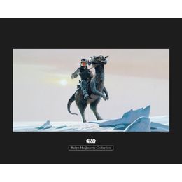Bild Komar "Star Wars Classic RMQ Hoth Tauntaun", bunt (farbe bild(er): bunt), B:50cm H:40cm, Holz, Papier, Bilder, Bild, Wandbild zur Dekoration im Kinderzimmer - ohne Rahmen