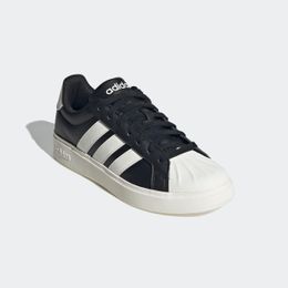 Sneaker adidas Sportswear "STREETTALK", Damen, Gr. 36, core schwarz, core wei&szlig;, core schwarz, Synthetik, Schuhe Sneaker, inspiriert vom Design des adidas Superstar