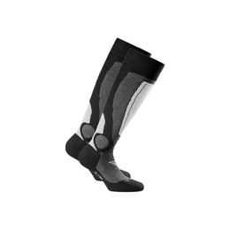 Kniestr&uuml;mpfe Rohner Socks "Socken Basic Ski 2er Pack", Herren, Gr. 47-50, grau, Obermaterial: 40% Wolle mw. 25% Polyacryl PAN. 24% Polypropylen PP. 8% Polyamid PA. 3% Elasthan EL., Socken Kniestr&uuml;mpfe