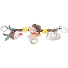 babyFEHN Kinderwagenkette FEHN "Bruno", bunt, Greifspielzeug, BabyL:40cm, Pl&uuml;sch, Softvelour, Kinderwagenkette, L:40cm