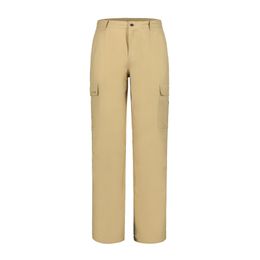 Cargohose Icepeak "H CARGOHOSE ATKAN", Herren, Gr. 54, N-Gr, beige, Obermaterial: 59% Baumwolle, 41% Polyamid, Hosen Cargohose, lockere Passform, mit mehreren Taschen, vorgeformte Kniebereiche