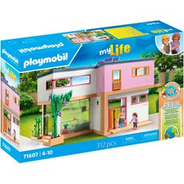 Konstruktions-Spielset Playmobil "Wohnhaus mit Wintergarten (71607), myLife", bunt, Spielbausteine, Kinder, Kunststoff, Konstruktions-Spielset, Made in Germany