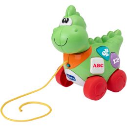 Nachziehtier Chicco "Meiner erster Dino", gr&uuml;n, Nachziehspielzeug, BabyB:19cm H:20cm T:13cm, Kunststoff, Nachziehtier, mit Soundeffekt, B:19cm H:20cm T:13cm