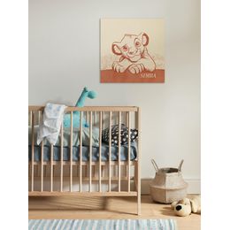Leinwandbild Komar "Disney The Lion King It&acute;s Simba", braun (farbe bild(er): braun), Disney, 1 Stk., Vlies, Bilder, Leinwandbild, 40 x 40 cm (Breite x H&ouml;he) - Kinderzimmer, Dekoration