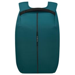 Laptoprucksack Samsonite "SECURIPAK 2.0 Backpack 15.6", Gr. B/H/T: 33cm x 44,5cm x 18cm, blau (petrol), Polyester, unifarben, Rucks&auml;cke Laptoprucksack, Rucksack Freizeitrucksack Cityrucksack Backpack Schulrucksack