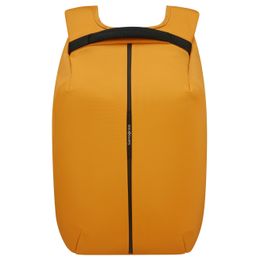 Laptoprucksack Samsonite "SECURIPAK 2.0 Backpack 15.6", Gr. B/H/T: 33cm x 44,5cm x 18cm, gelb (radiant gelb), Polyester, unifarben, Rucks&auml;cke Laptoprucksack, Rucksack Freizeitrucksack Cityrucksack Backpack Schulrucksack