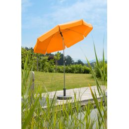 Sonnenschirm Schneider Schirme "Locarno", orange, Obermaterial: 100% Polyester, Standschirme, Sonnenschirm, abknickbar, ohne Schirmst&auml;nder