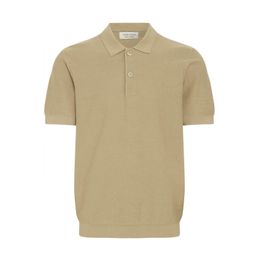 Poloshirt Casual Friday "Poloshirt CFEdward", Herren, Gr. S, beige (tree house), Obermaterial: 99% Baumwolle CO. 1% Elasthan EL., Shirts Poloshirt