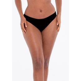 Bikini-Hose Rosa Faia "Pure", Damen, Gr. 40, N-Gr, schwarz, Obermaterial: 75% Polyamid, 25% Elasthan, clean, matt, unifarben, Badehosen Bikini-Hose, high leg, brazillian fit, knappe Bedeckung hinten, bequem, basic