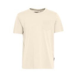 Rundhalsshirt Blend "Rundhalsshirt BHJAGO", Herren, Gr. XL, beige (bleached sand), Obermaterial: 100% Baumwolle CO., Shirts Rundhalsshirt