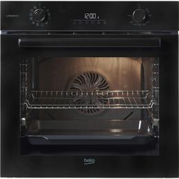 Beko Einbaubackofen "BBIS17300BCS", Energieeffizienz: A, schwarz, B:59,4cm H:59,5cm T:56,7cm, Back&ouml;fen, Dampf f&uuml;r knusprige Kruste & fluffiges Inneres dank SteamAdd, Einbaubackofen