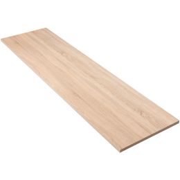 Arbeitsplatte KOCHSTATION "KS-Universal", braun (eichefarben), B:170cm H:2,8cm T:60cm, Holzwerkstoff, Tischplatten, Arbeitsplatte, St&auml;rke 28 mm, verschiedene Breiten und Farben