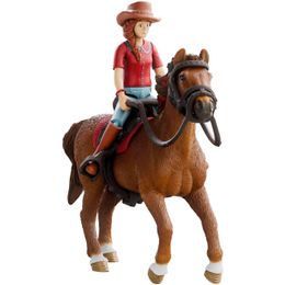 Spielfigur Schleich "HORSE CLUB, Hannah & Cayenne (42711)", bunt, Spielfiguren, Kinder, Kunststoff, Spielfigur, Made in Europe
