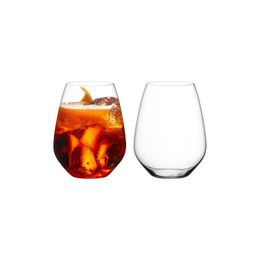 Glas "Universalbecher Veloce 550 ml 2er Set transparent", bunt (transparent), Glas, RIEDEL THE WINE GLASS COMPANY, Trinkgef&auml;&szlig;e, Glas