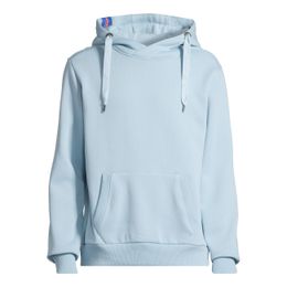 Kapuzenpullover SALZHAUT "Hoodie HEFF", Herren, Gr. 3XL, blau (breeze), Obermaterial: 55% Baumwolle CO. 45% Polyester PES., Pullover Kapuzenpullover