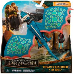 Spielfigur Spin Master "Dragons Movie - Viking & Dragon - Sturmpfeil & Astrid", bunt, Spielfiguren, Kinder, Kunststoff, Spielfigur