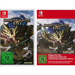 NINTENDO SWITCH Spielesoftware "Monster Hunter Rise + Deluxe Kit DLC", bunt (ohne farbbezeichnung), Nintendo Switch, Spielesoftware, Spielesoftware