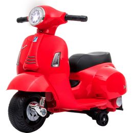 Elektro-Kinderroller Jamara "Ride-on Vespa Mini, Li-Power 8.4", rot, Elektro-Kinderfahrzeuge, KinderB:38cm H:52cm T:66,5cm, Elektro-Kinderroller, mit Licht und manueller Hupe, B:38cm H:52cm T:66,5cm