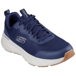 Slip-On Sneaker Skechers "EDGERIDE-", Herren, Gr. 48,5, blau (navy, wei&szlig;), Textil, Schuhe Slip-On Sneaker, Slipper, Schlupfschuh, Freizeitschuh mit RELAXED FIT&trade; Funktion