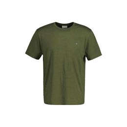 T-Shirt Gant "T-Shirt Reg Shield 1er Pack", Damen, Gr. XXL, gr&uuml;n (gr&uuml;n (moss gr&uuml;n)), Obermaterial: 100% Baumwolle CO., Shirts T-Shirt