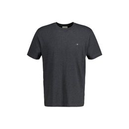 T-Shirt Gant "T-Shirt Reg Shield 1er Pack", Damen, Gr. L, grau (anthrazit), Obermaterial: 100% Baumwolle CO., Shirts T-Shirt