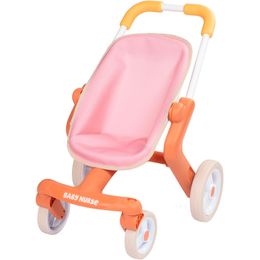 Puppenbuggy Smoby "Baby Nurse Puppenbuggy Pop", rosa (rosa, terrakotta), Puppenwagen, KinderB:38cm H:53cm T:50cm, Kunststoff, Puppenbuggy, Made in Europe, B:38cm H:53cm T:50cm