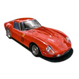 Fototapete papermoon "VINTAGE 250GTO-AUTO ILLUSTRATION RETRO LUXUS XXL DESIGN", bunt, B:2m L:1,49m, Vlies, Tapeten, Fototapete