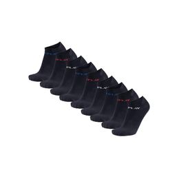 Sneakersocken Replay "Socken 9er Pack", Damen, Gr. 35-38, schwarz, Obermaterial: 75% Baumwolle CO. 15% Polyester PES. 9% Polyamid PA. 1% Elasthan EL., Socken Sneakersocken