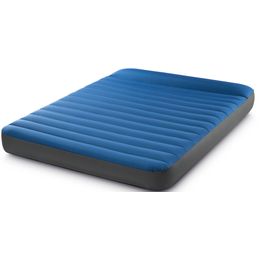Luftbett Intex "Camping-Matratze Truaire Dura-Beam mit USB150 Pumpe" Gr. 152, blau (blau, anthrazit), Luftbetten, B/H/L: 152cm x 22cm x 203cm, Polyurethan, Luftbett, mit Aufbewahrungs-Tasche, B:152cm H:22cm L:203cm