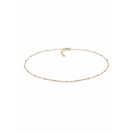 Choker Elli "Halskette Choker Kugelkette Basic Trend 925 Silber" Gr. 36, gold, Halsketten, Damen, ohne Stein, Silber 925 (Sterlingsilber), Choker