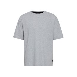 T-Shirt 11 Project "T-Shirt PRBriggs", Herren, Gr. L, grau (light grau melange), Obermaterial: 100% Baumwolle CO., oversize normal, Rundhals, Shirts T-Shirt
