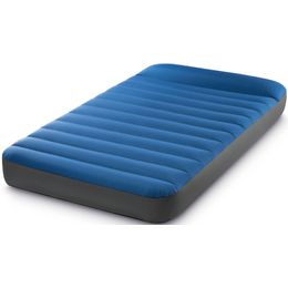 Luftbett Intex "Camping-Matratze Truaire Dura-Beam mit USB150 Pumpe" Gr. 99, blau (blau, anthrazit), Luftbetten, B/H/L: 99cm x 22cm x 191cm, Polyurethan, Luftbett, mit Aufbewahrungs-Tasche, B:99cm H:22cm L:191cm