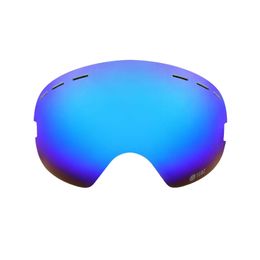 Snowboardbrille YEAZ "Wechselglas f&uuml;r Ski- Snowboardbrille mit Rahmen XTRM-SUMMIT", blau, Sportbrillen, Snowboardbrille
