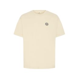 !Solid Rundhalsshirt SOLID "Rundhalsshirt SDPAVEL", Herren, Gr. XL, beige (oatmeal), Obermaterial: 100% Baumwolle CO., Shirts Rundhalsshirt
