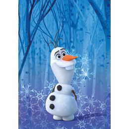 Bild Komar "Frozen Olaf Crystal", bunt (farbe bild(er): bunt), B:50cm H:70cm, Holz, Papier, Bilder, Bild, Wandbild zur Dekoration im Kinderzimmer - ohne Rahmen
