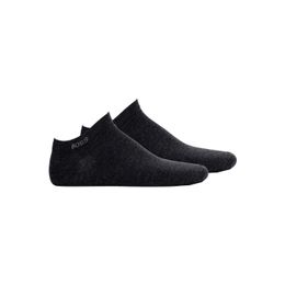 Sneakersocken BOSS "Socken 2er Pack", Herren, Gr. 39-42, grau (anthrazit), Obermaterial: 65% Baumwolle CO. 33% Polyamid PA. 2% Elasthan EL., Socken Sneakersocken