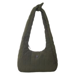 Tragetasche Luhta "Luhta OHTOLA", Damen, schwarz olive, Obermaterial: 100% Polyester. Futter: 100% Polyester. Wattierung: 100% Polyester, Taschen Tragetasche, mit Rei&szlig;verschluss, mit Innentasche, in Stepp-Optik, f&uuml;r Erwachsene